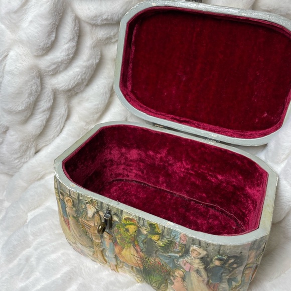 Other | Vintage Handcarved Bag With Acrylic Pearlized Handle | Poshmark